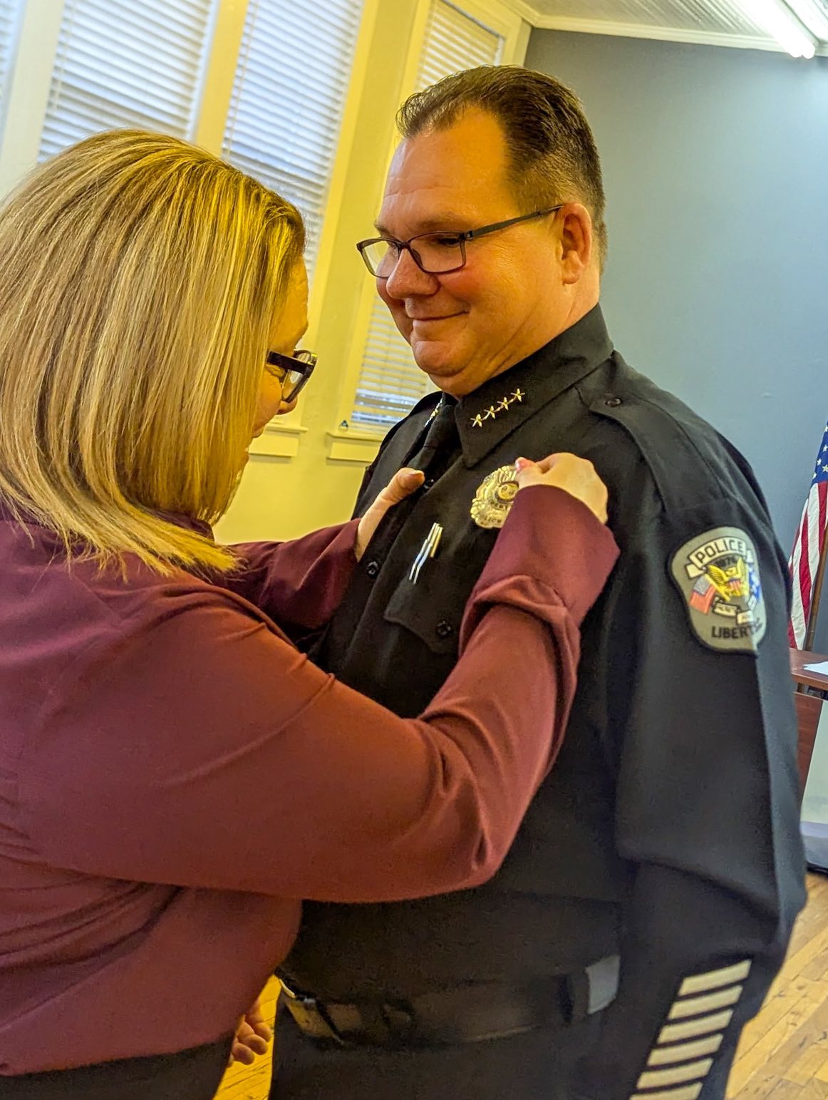 Vic Tetter is officially appointed Liberty’s Police Chief