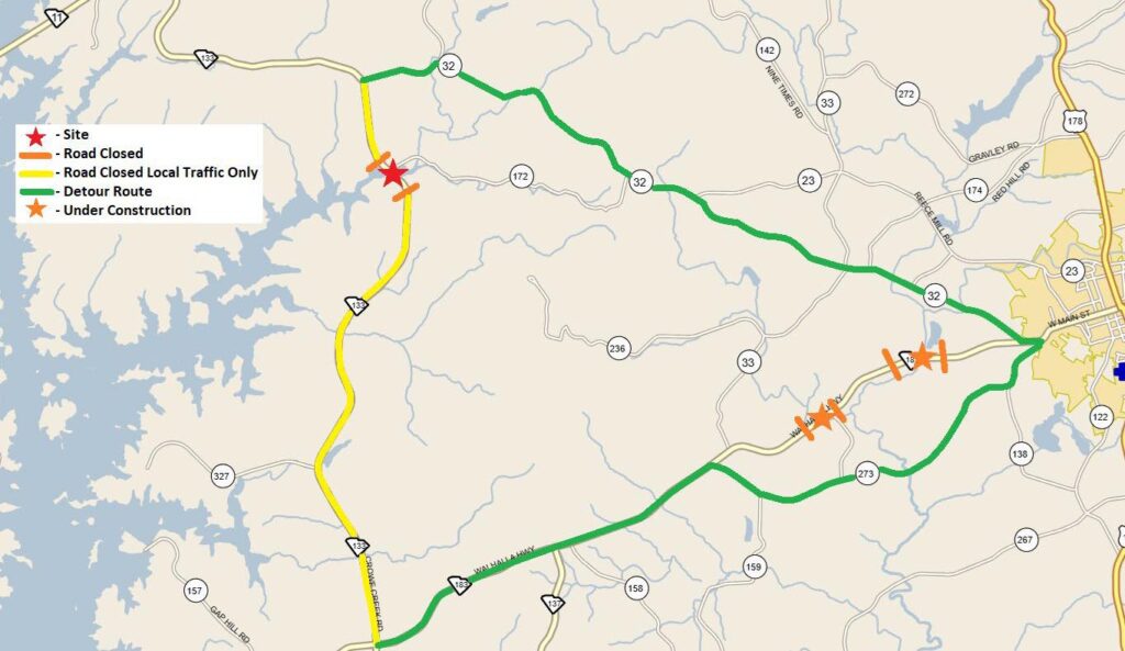 Crowe Creek Road bridge collapses